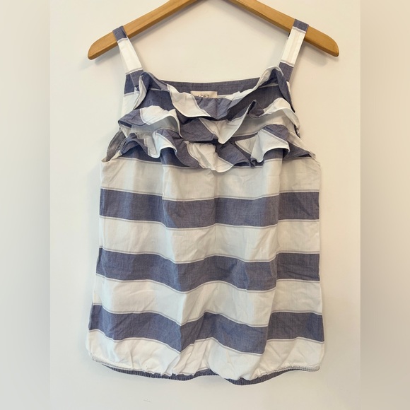 LOFT | Tops | The Loft Ruffle Top | Poshmark